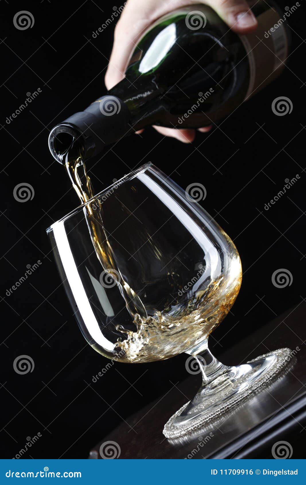 Pouring brandy stock photo. Image of glass, celebrate - 11709916