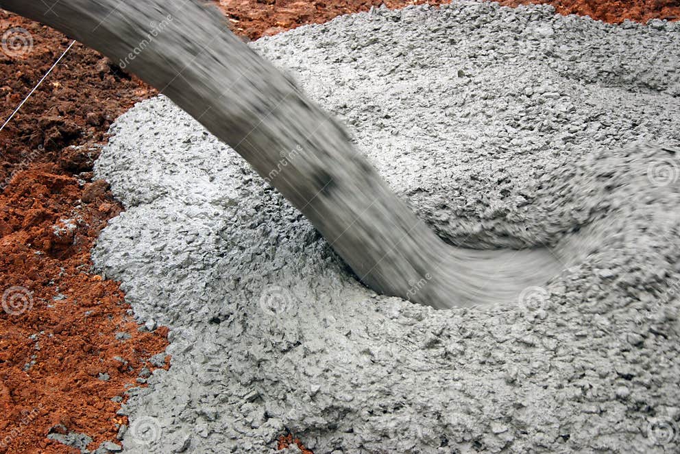 Pouring cement stock image. Image of building, construction - 1813221