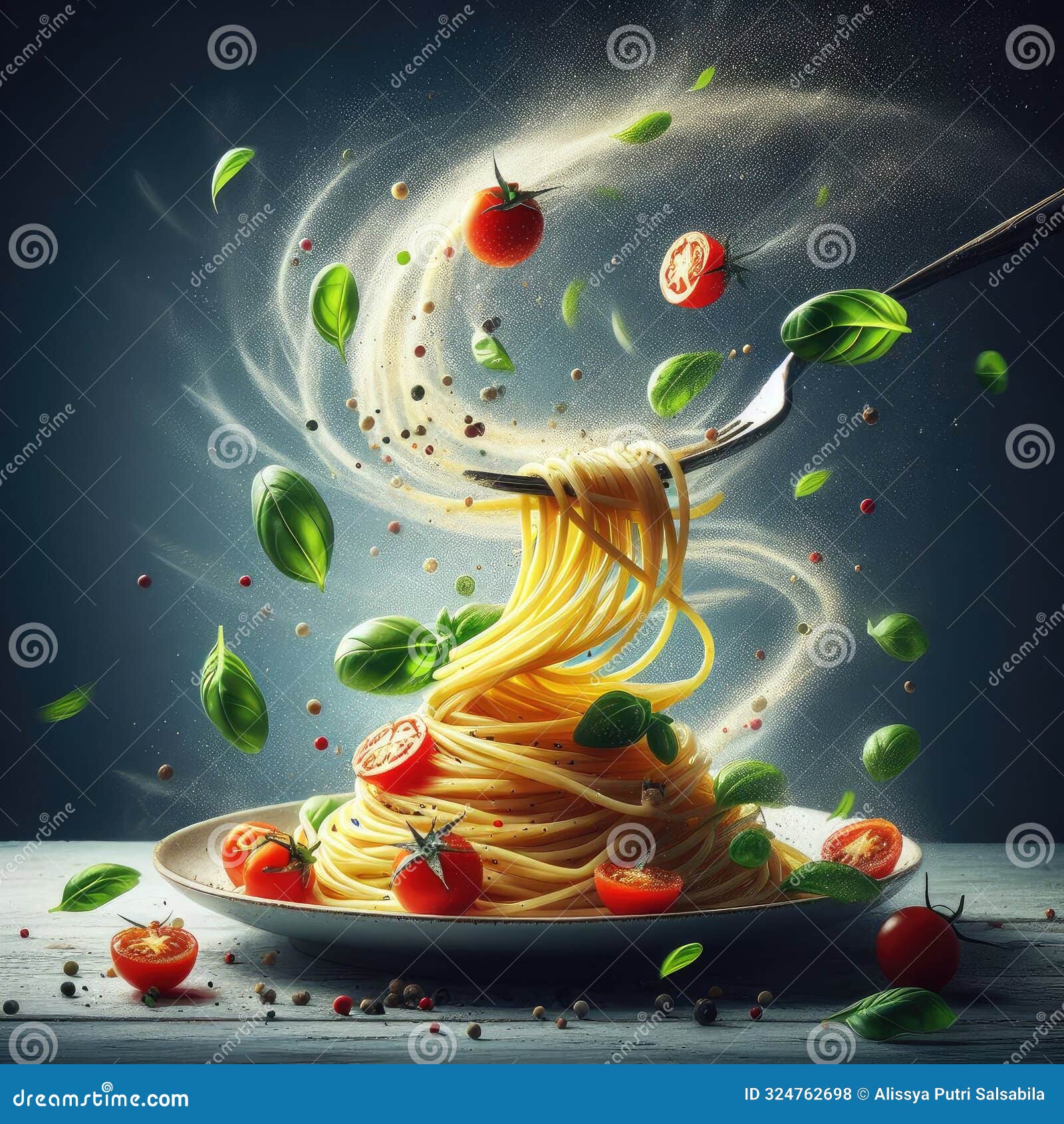 Pouring Cheese Sauce and Spaghetti with Meat Stock Photo - Image of ...