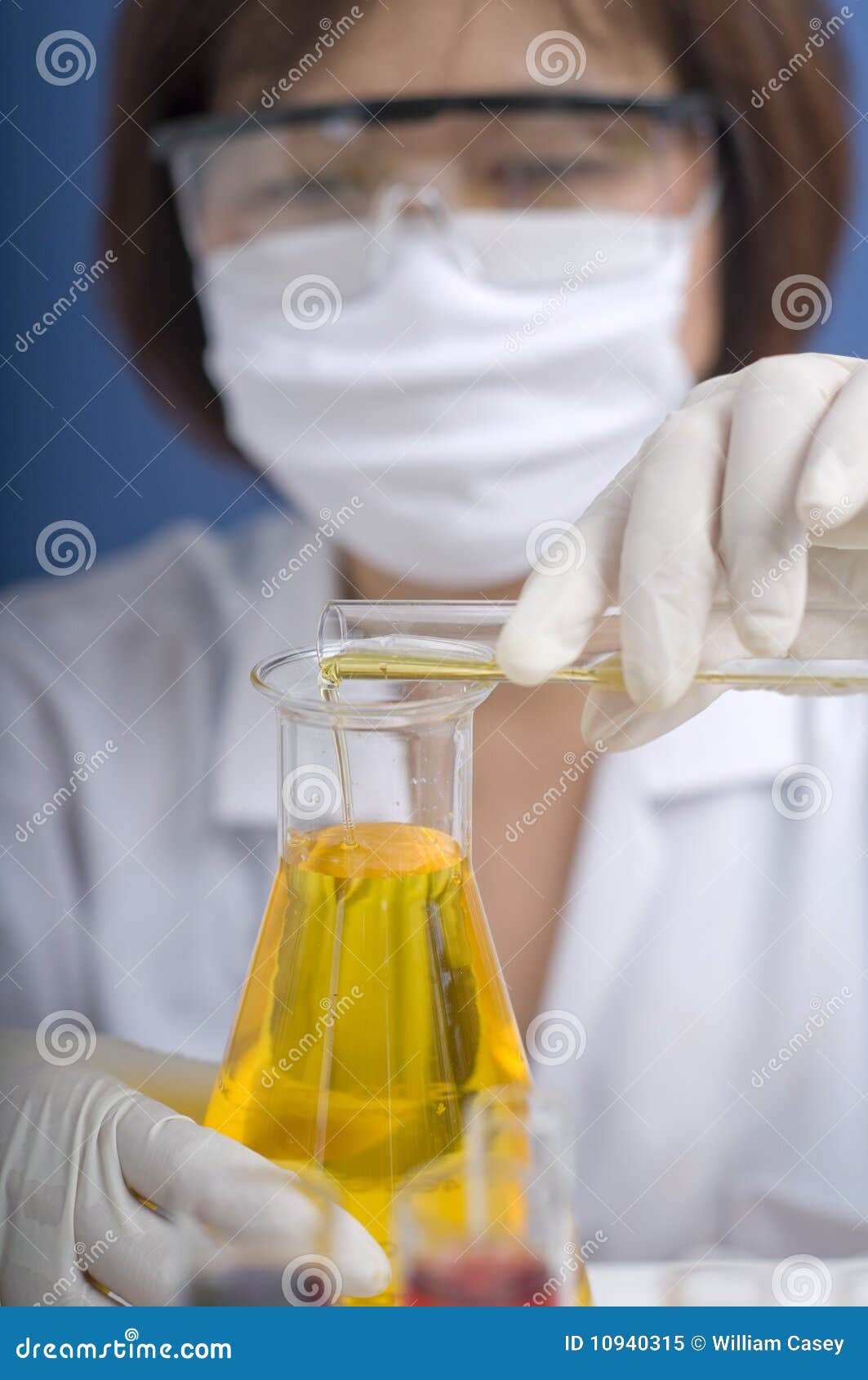 Pouring chemicals stock image. Image of investigation - 10940315