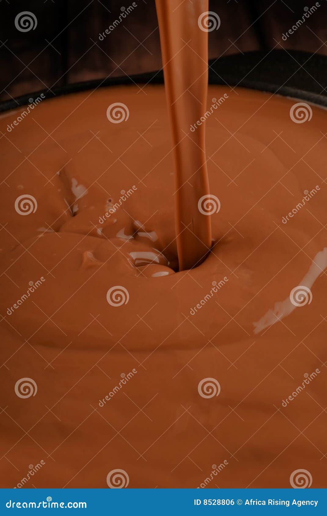 Pouring chocolate stock photo. Image of confectionery - 8528806