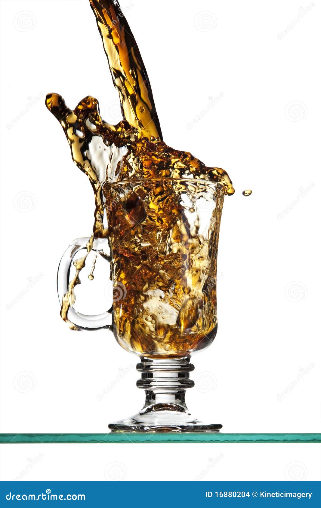 Pouring Coffee stock photo. Image of liquid, overfill - 16880204