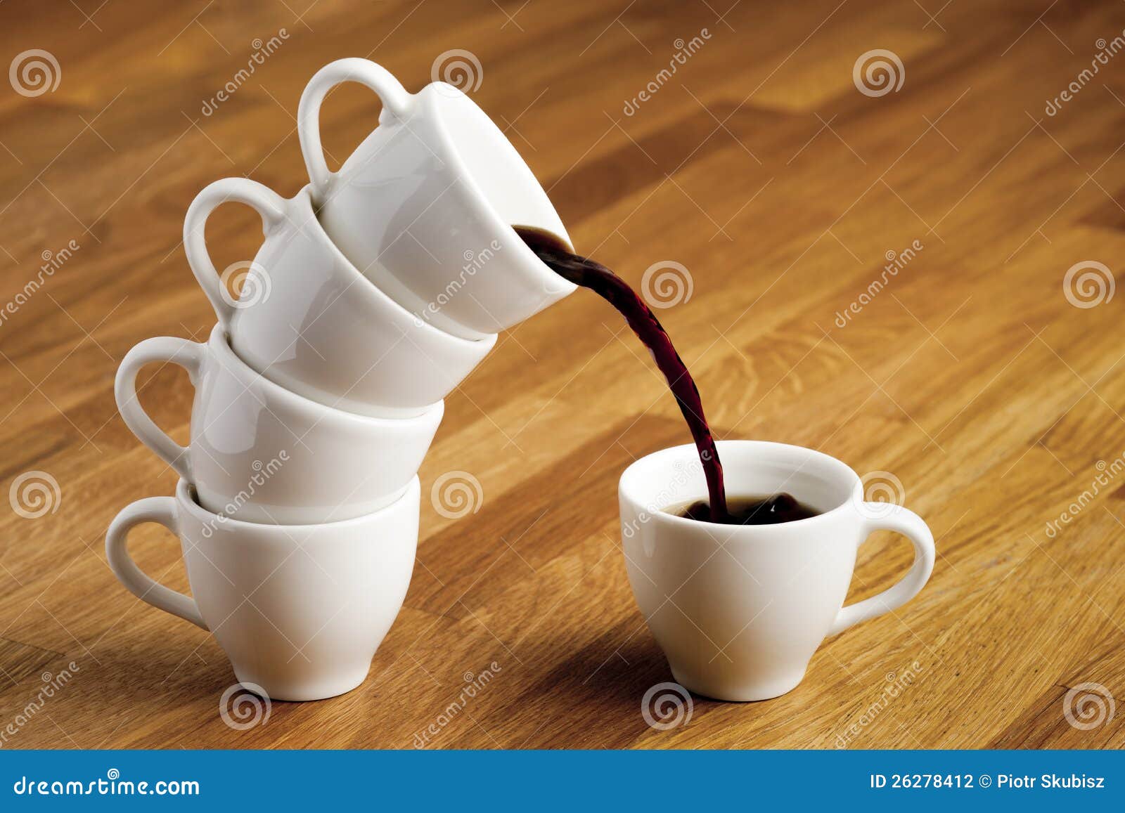 Pouring coffee. stock photo. Image of flow, white, concept - 26278412