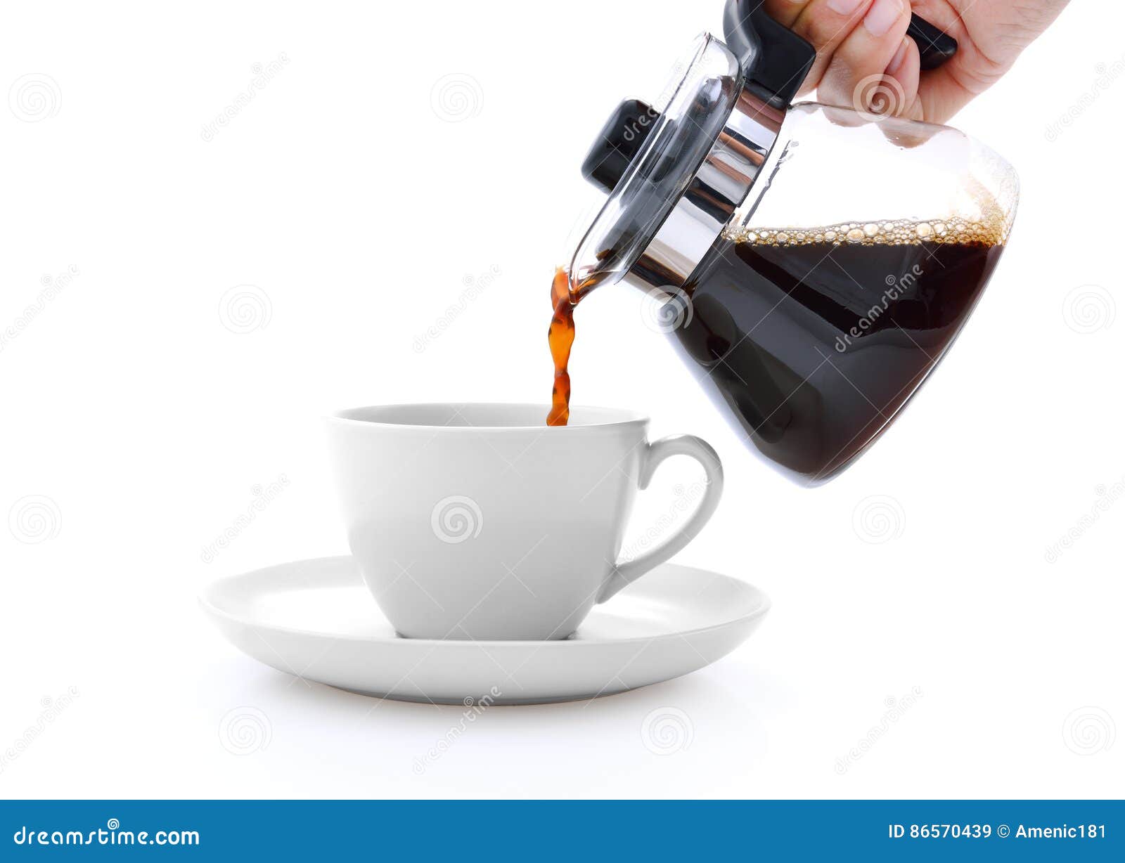 Coffee Pouring With Milk Stock Image | CartoonDealer.com #15275707