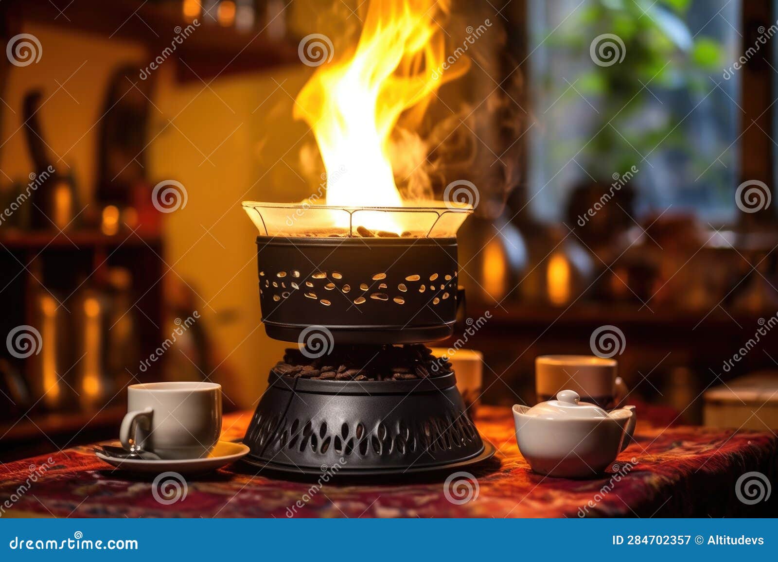 Ethiopian Jebena Mockup For Coffee Rituals Royalty-Free Stock Image ...