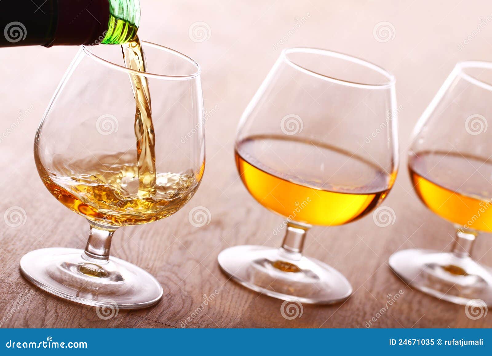 Pouring Cognac into the Glass Stock Image - Image of liquid, cognac ...