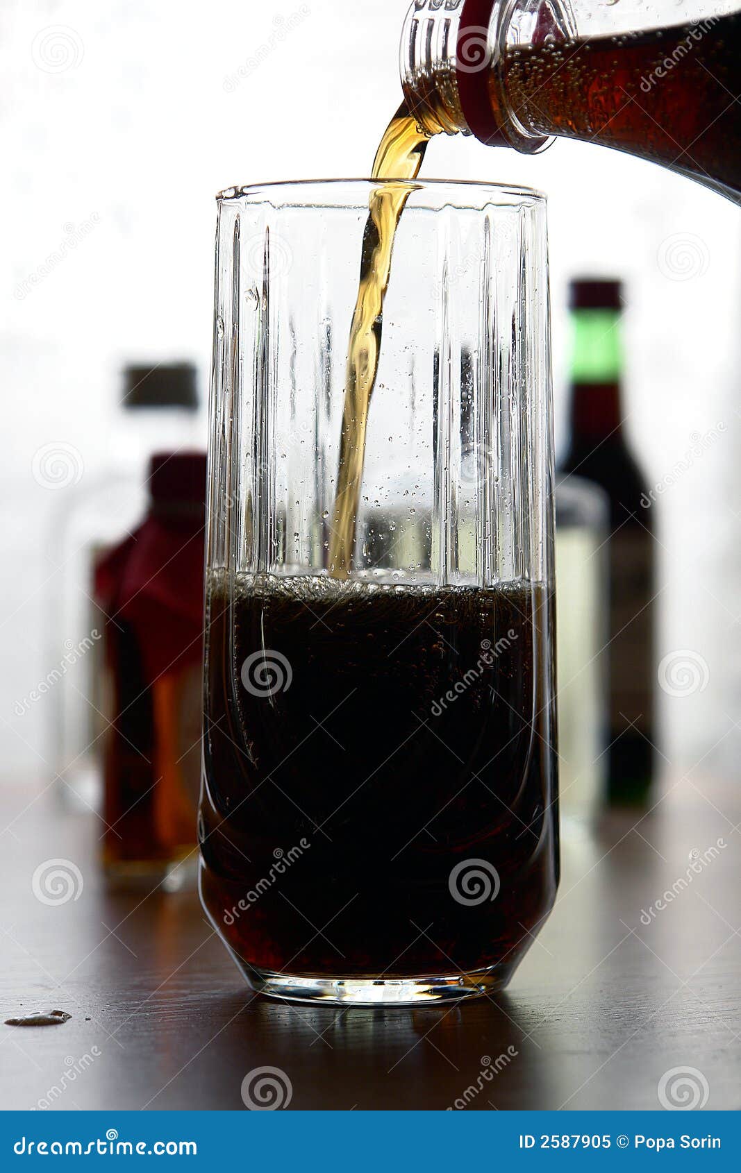 Pouring coke stock image. Image of cups, thirsty, refreshments - 2587905