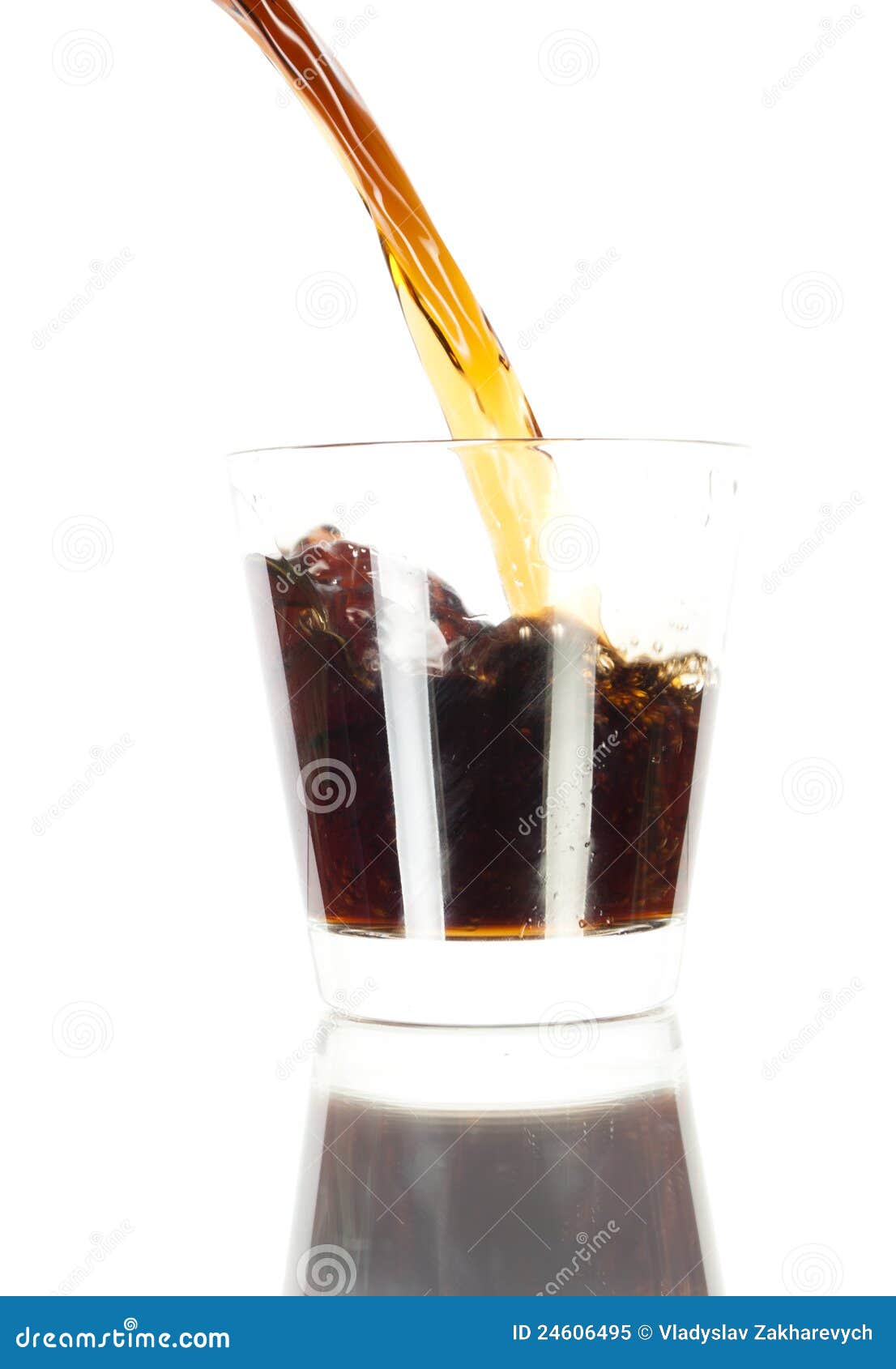 Pouring of cola stock image. Image of flow, drop, fresh - 24606495