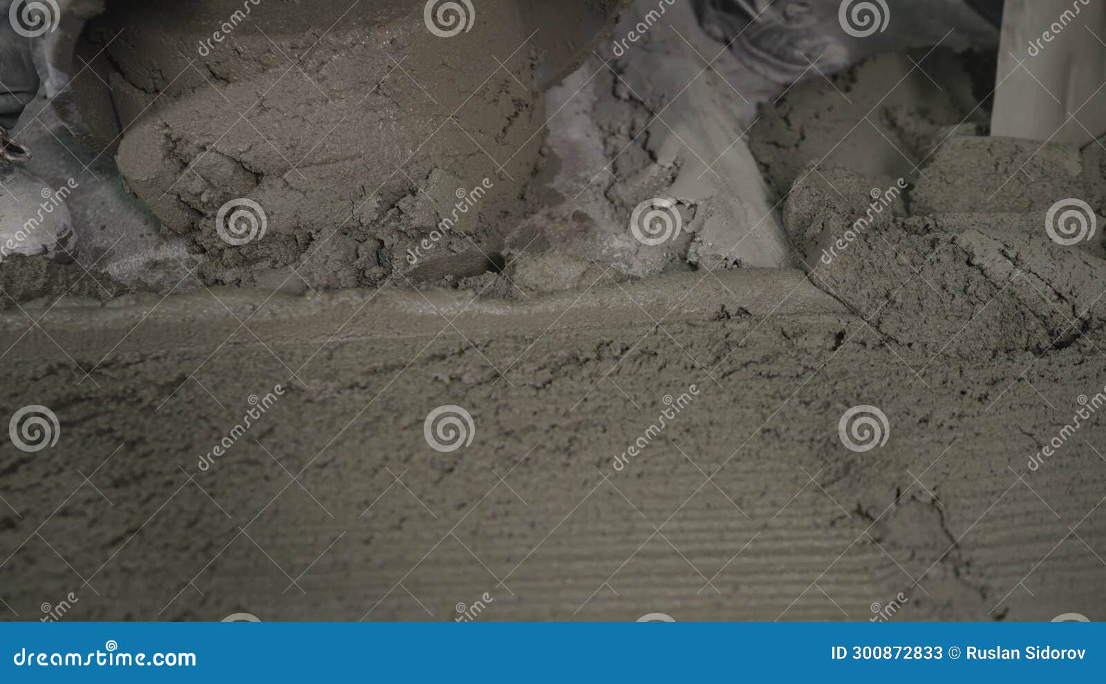 Pouring Concrete During Commercial Concreting Of Building Floors On A
