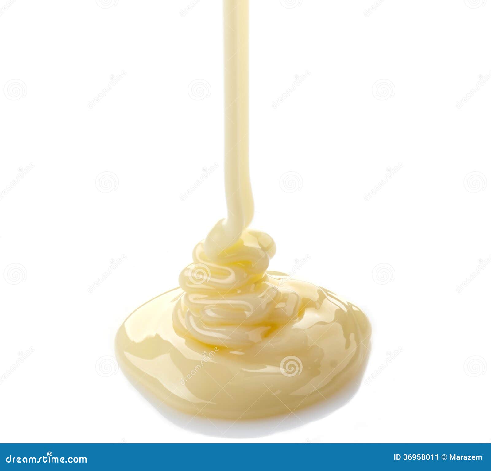 Pouring condensed milk stock image. Image of drip, cream - 36958011