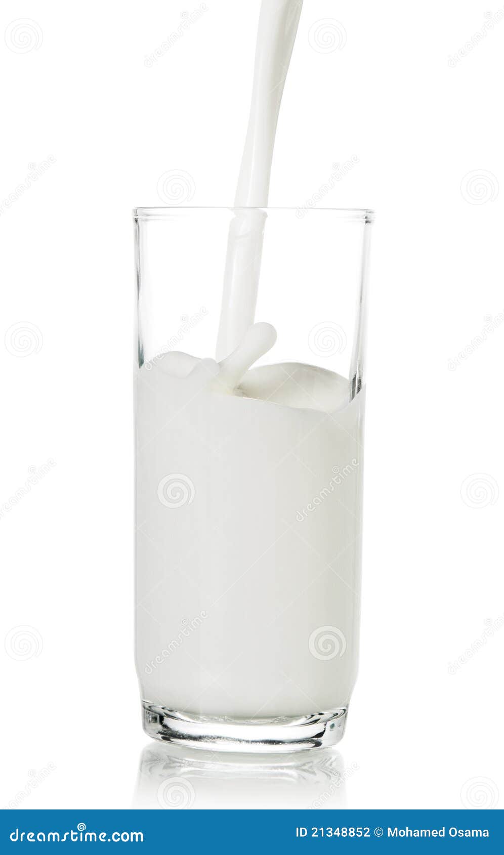 Pouring Creamy Milk stock photo. Image of cream, froth - 21348852