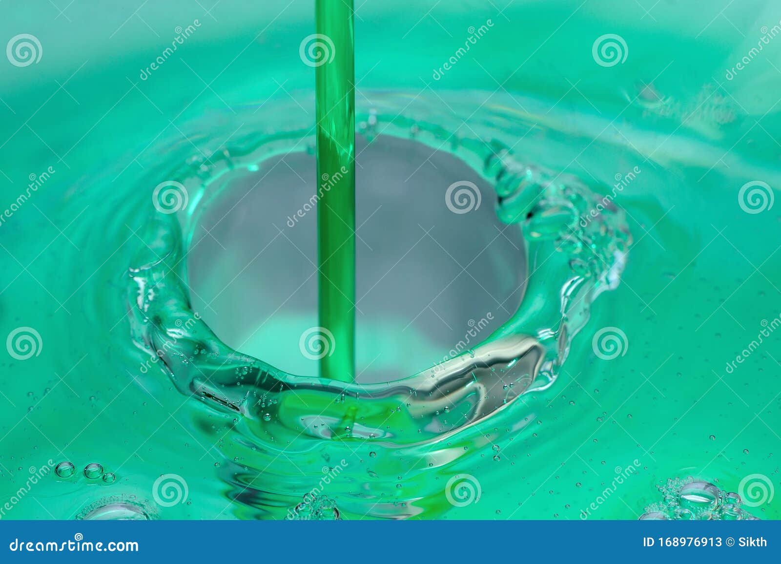 Pouring Dishwashing Liquid stock image. Image of dishwashing - 168976913