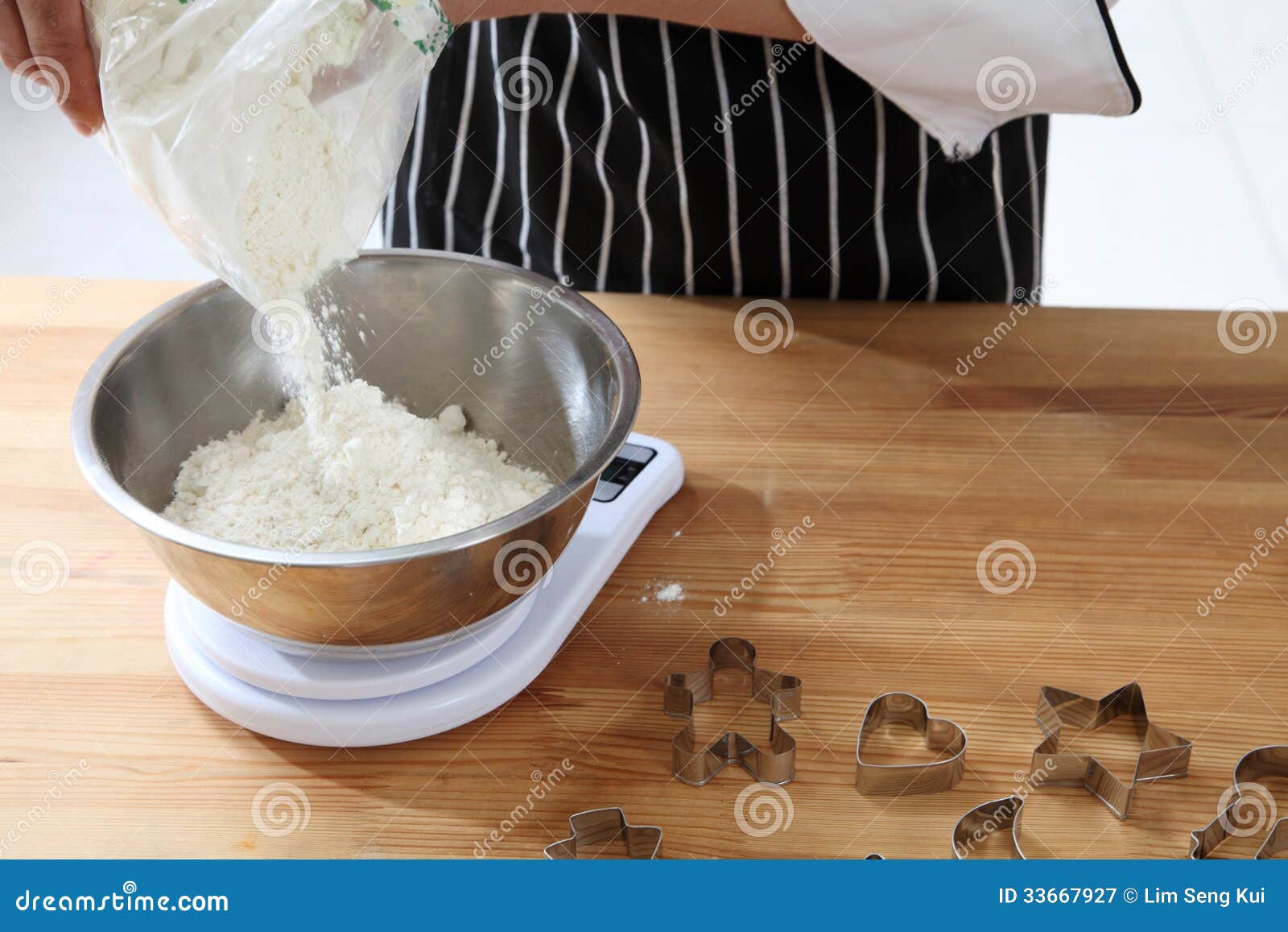 Pouring flour stock image. Image of professional, flour - 33667927