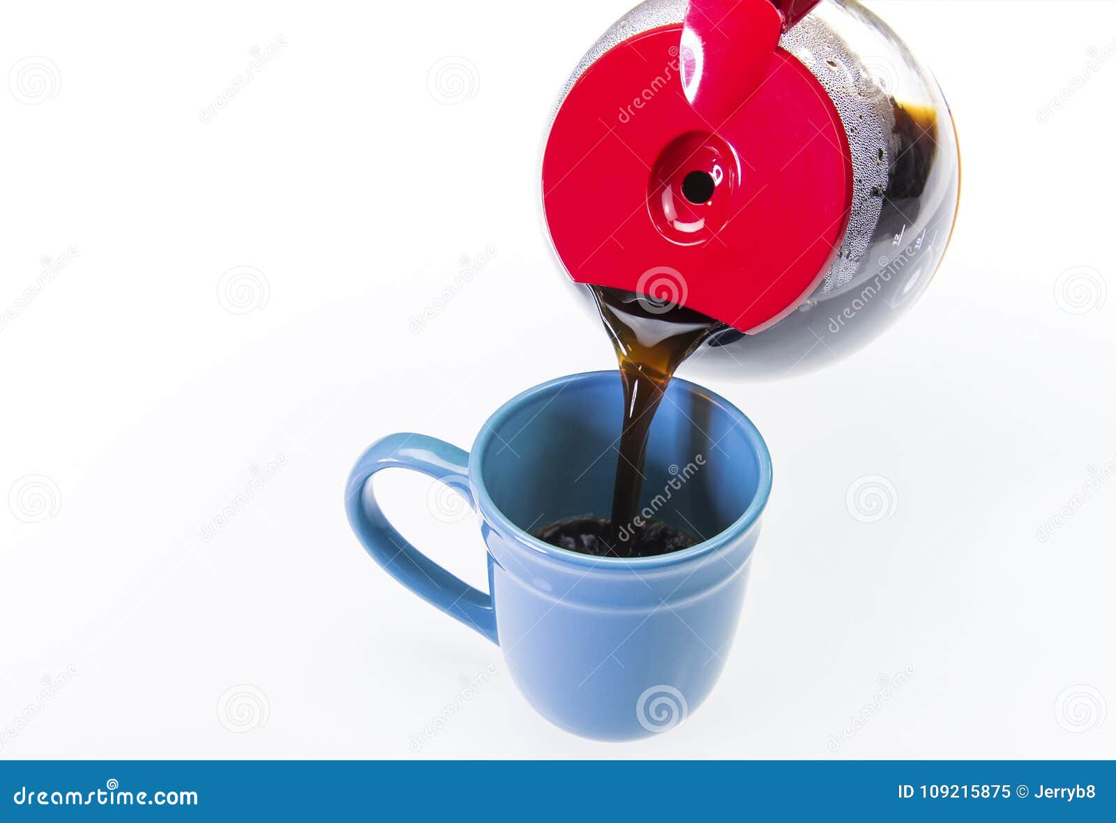 Fresh Cup of Hot Coffee stock image. Image of drink - 109215875