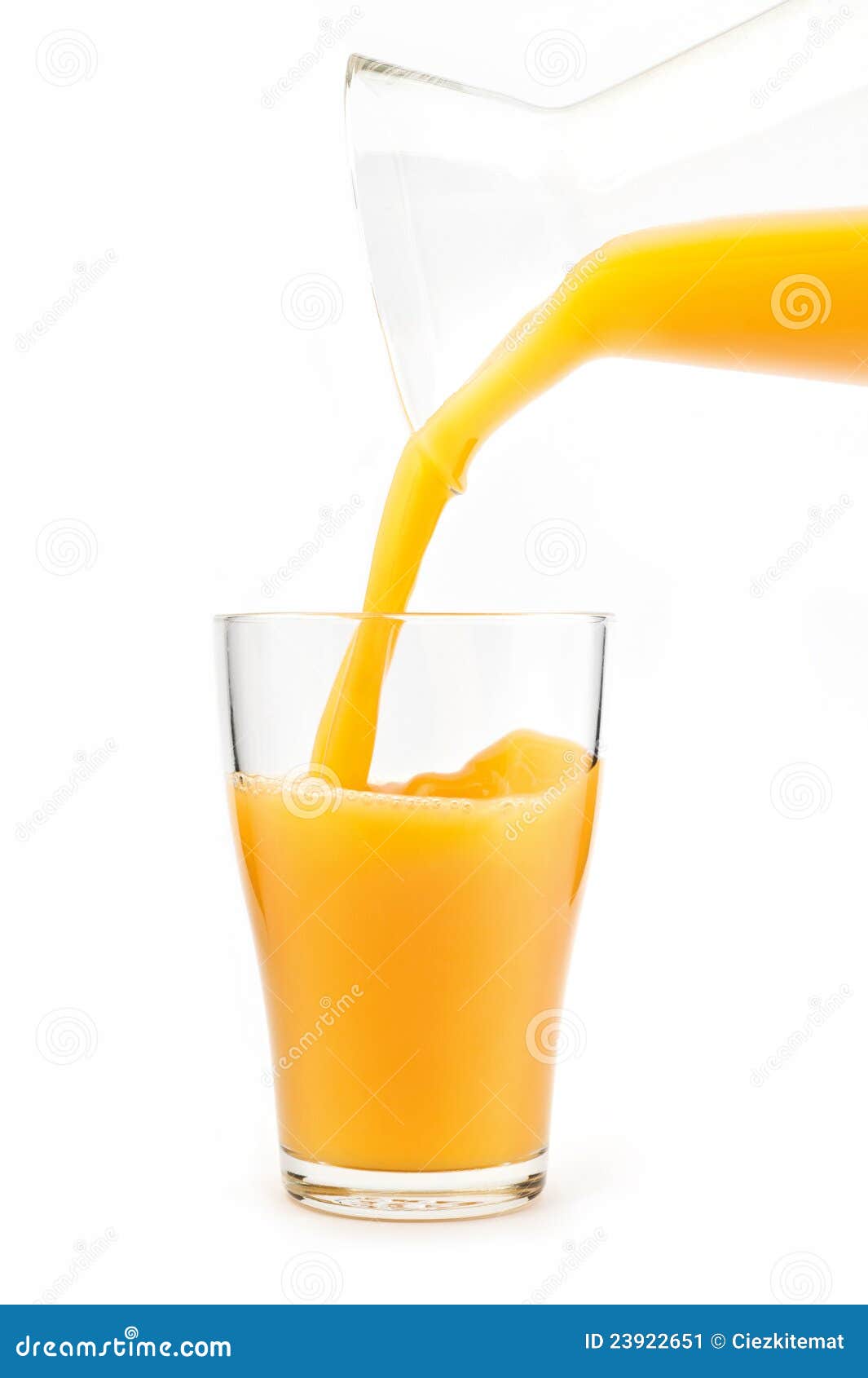 Pouring Fresh Orange Juice stock image. Image of fresh - 23922651