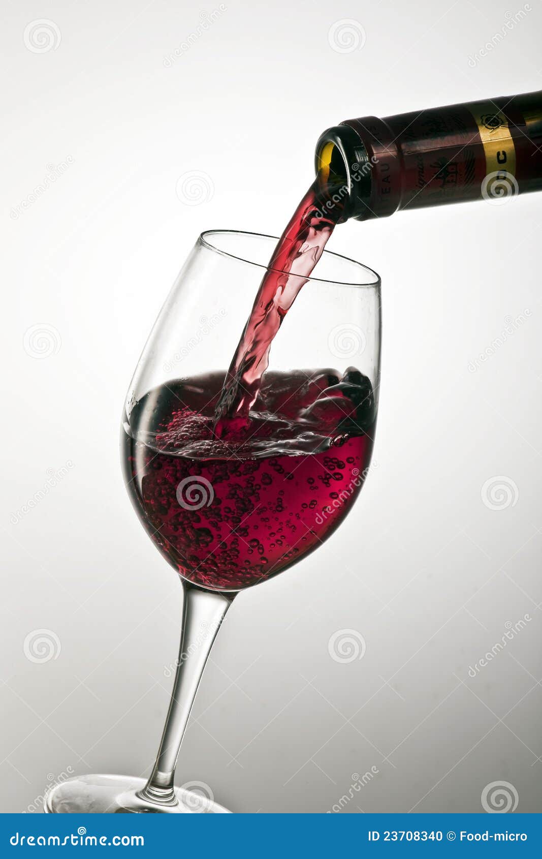 Pouring a Glass of Red Wine Editorial Image - Image of bottle, alcohol ...