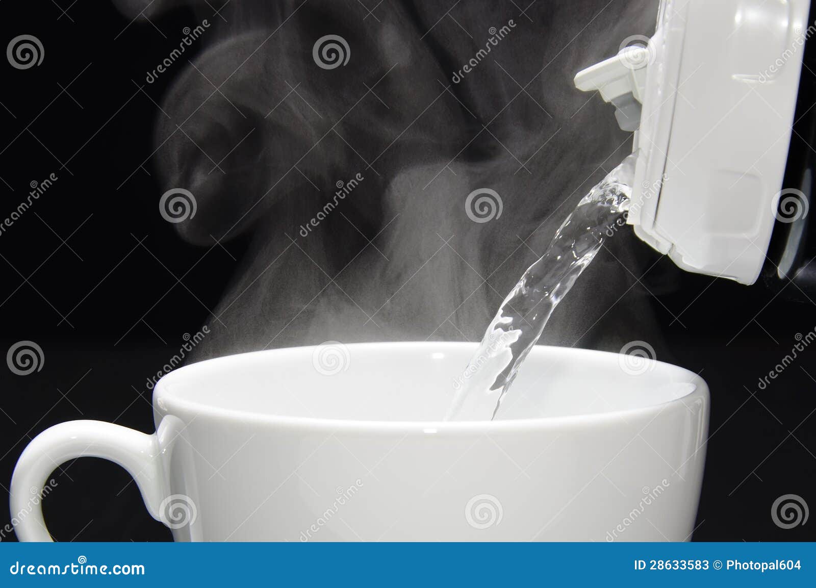 Pouring hot water stock image. Image of table, cups, stack - 28633583