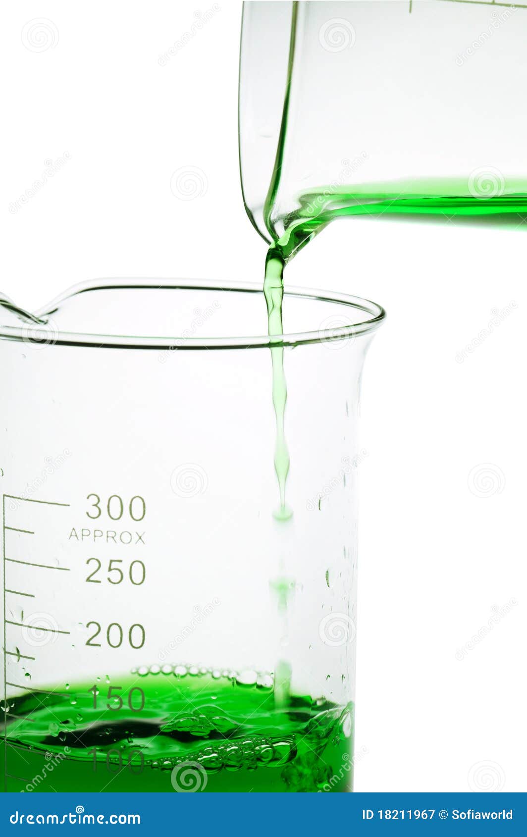 Pouring liquid chemicals stock image. Image of pharmacology - 18211967