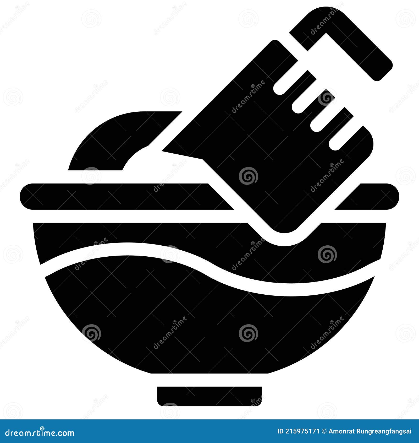 Pouring Liquid Icon, Bakery and Baking Related Vector Stock Vector ...
