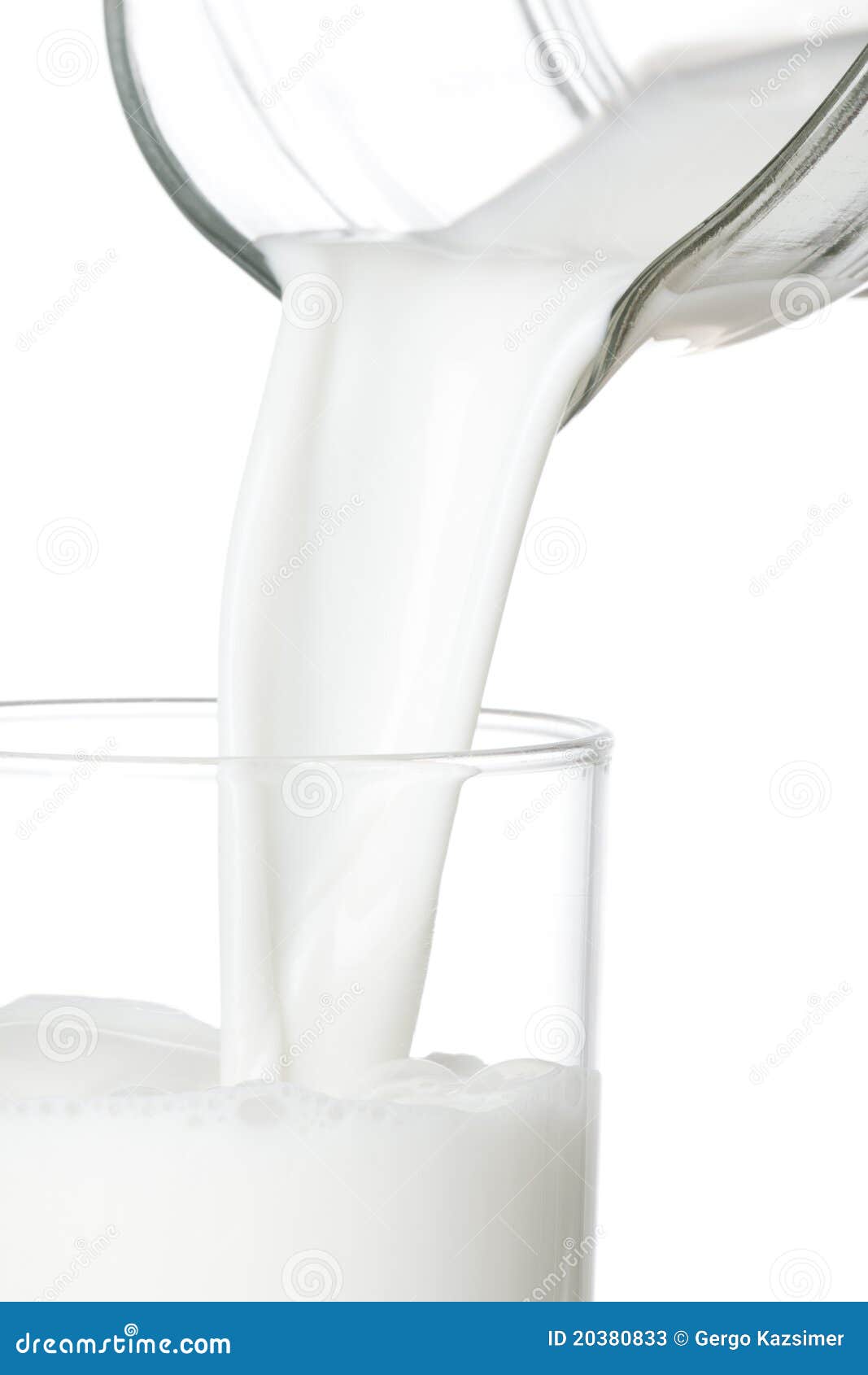 Pouring Milk stock image. Image of natural, mixed, flowing - 20380833