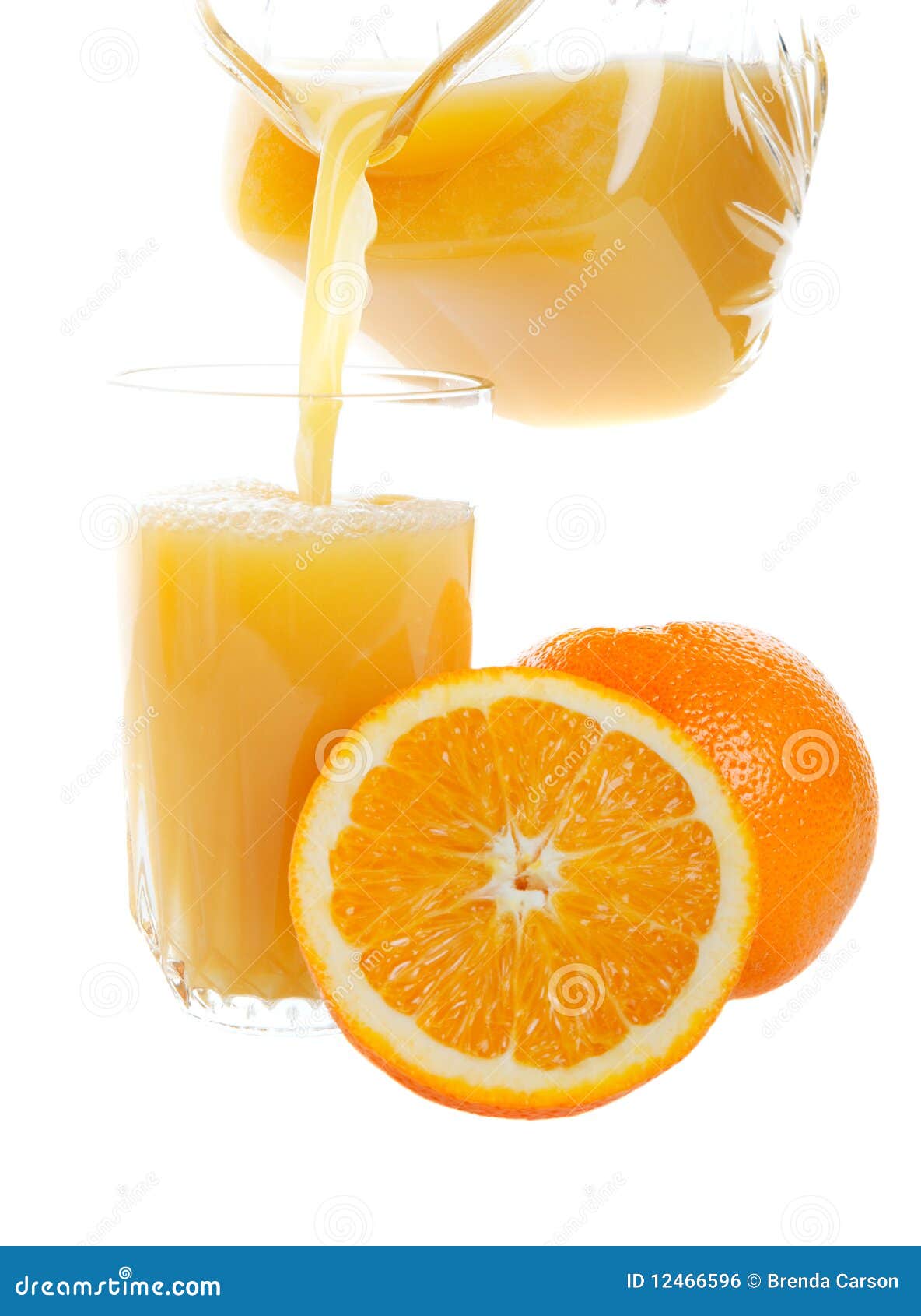 Pouring Orange Juice stock photo. Image of liquid, closeup - 12466596