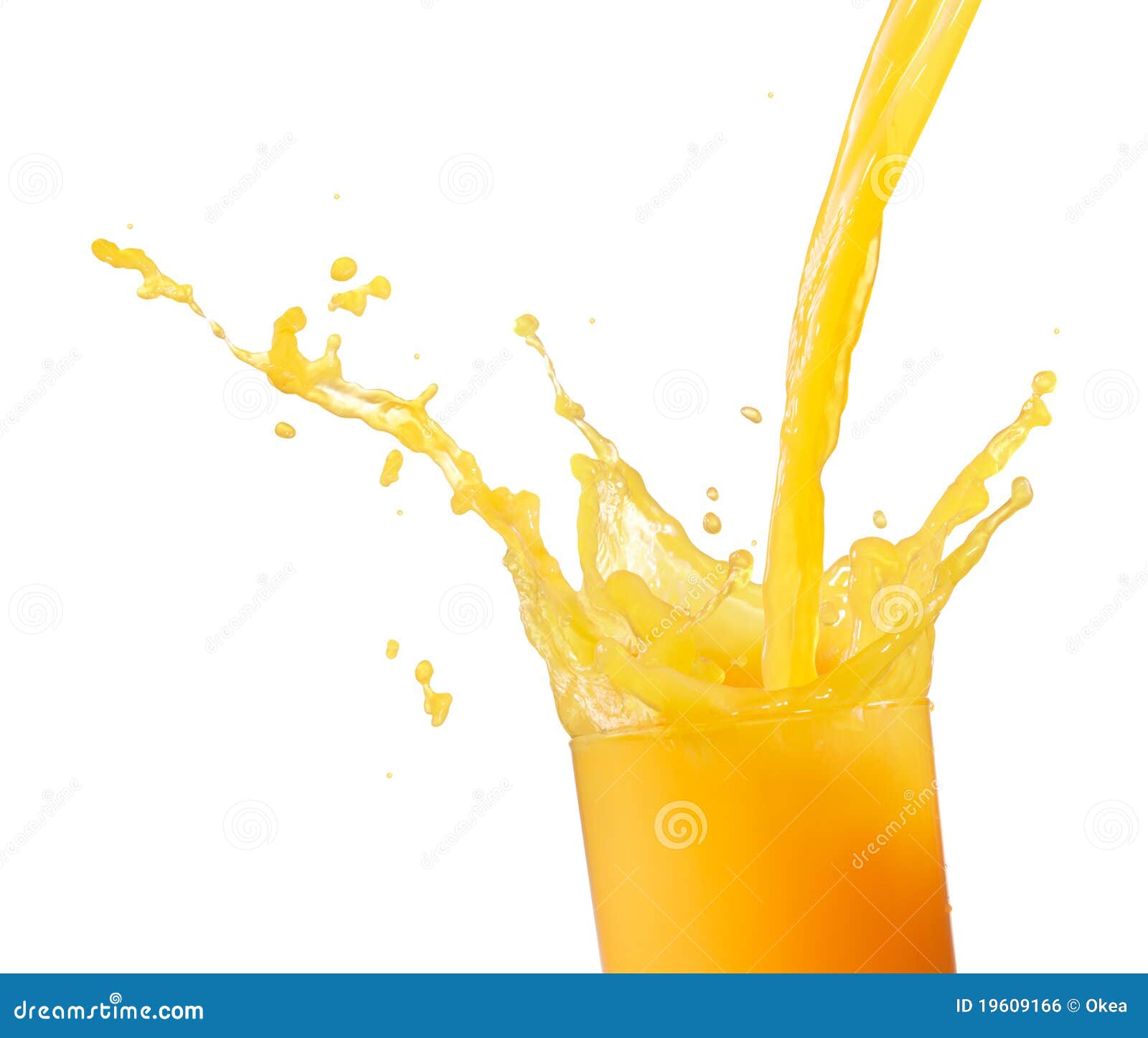 Pouring orange juice stock photo. Image of juice, orange - 19609166