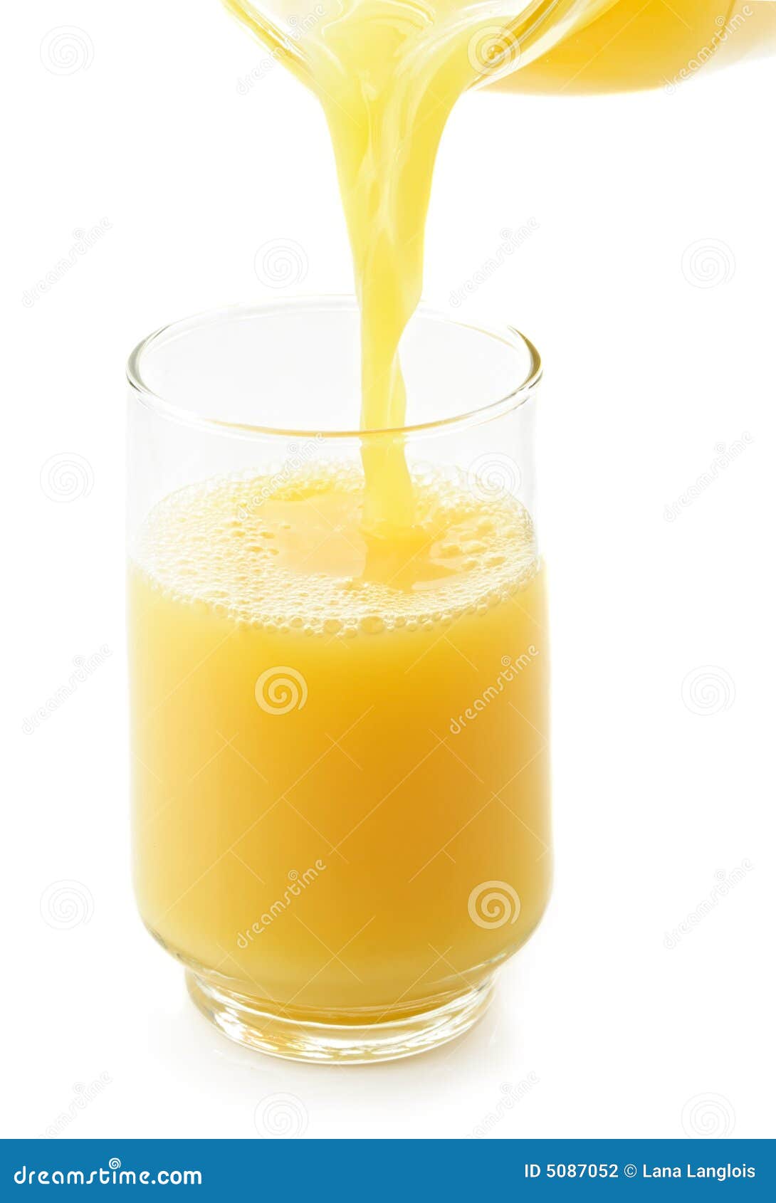 Pouring orange juice stock photo. Image of liquid, healthy - 5087052
