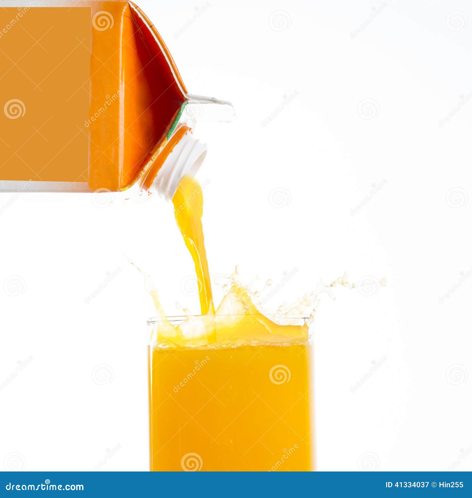 Pouring Orange Juice with Splash Stock Image - Image of ripe, drop ...