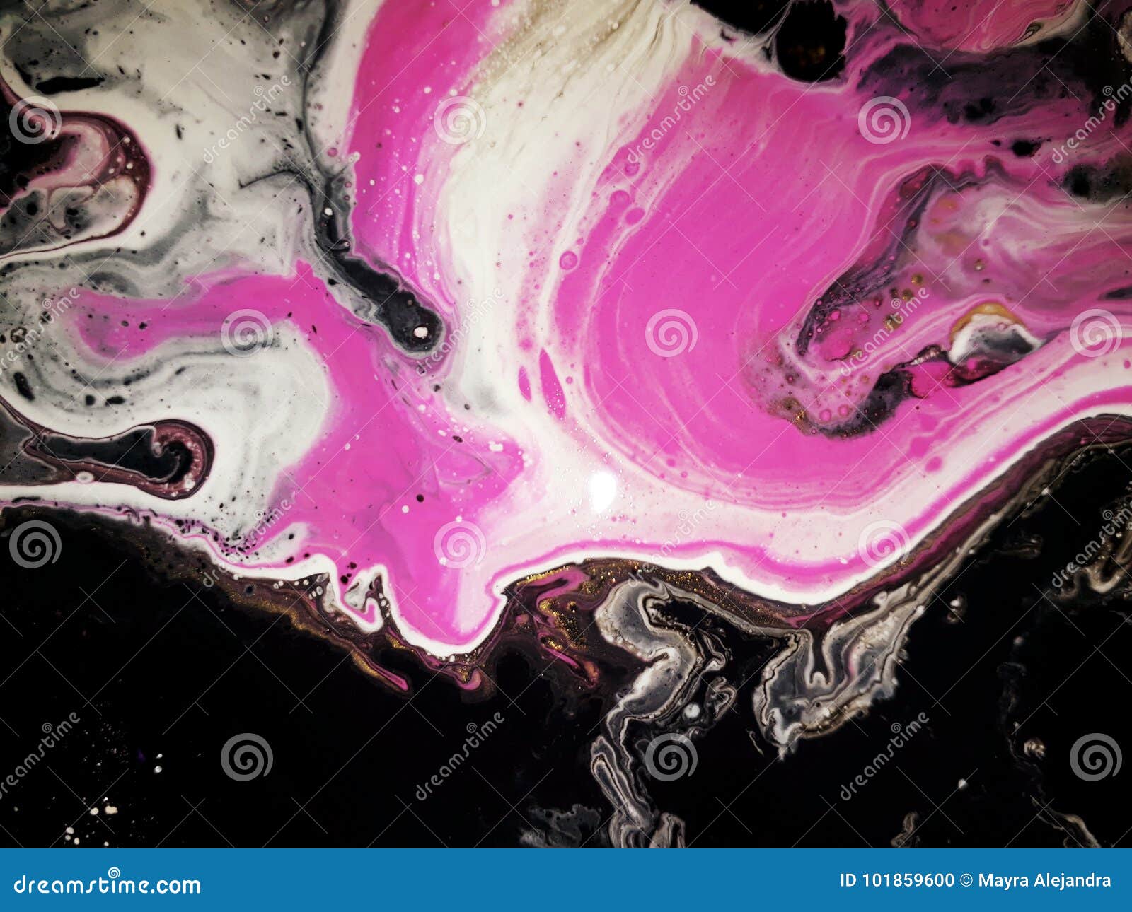 Pouring painting stock photo. Image of pouring, pink - 101859600