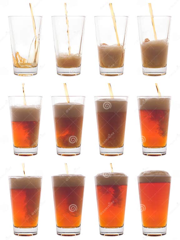 Pouring a pint stock image. Image of composite, drink - 19086571