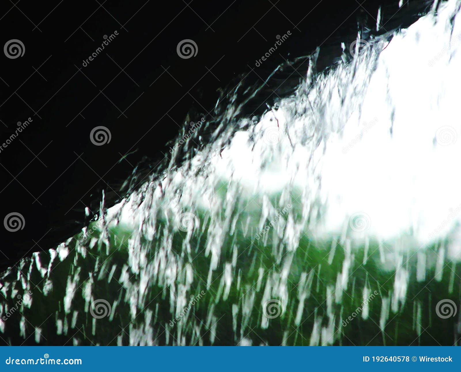 Pouring Rain, Motion Blur of Heavy Rain Stock Photo - Image of white ...