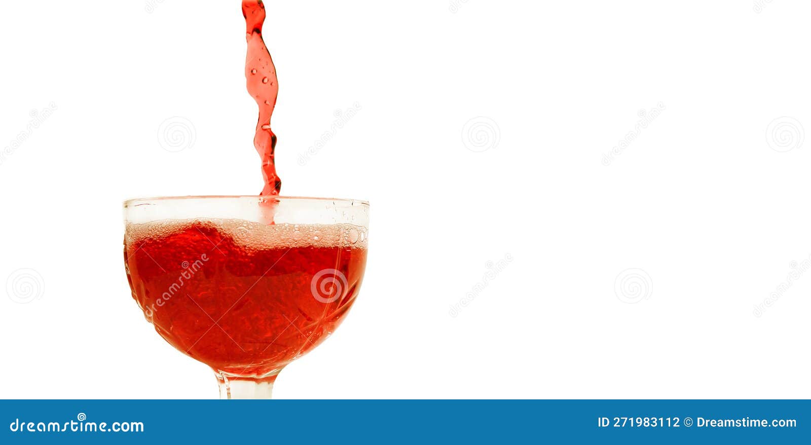 Red liquid in a bowl stock photo. Image of celebrate - 271983112