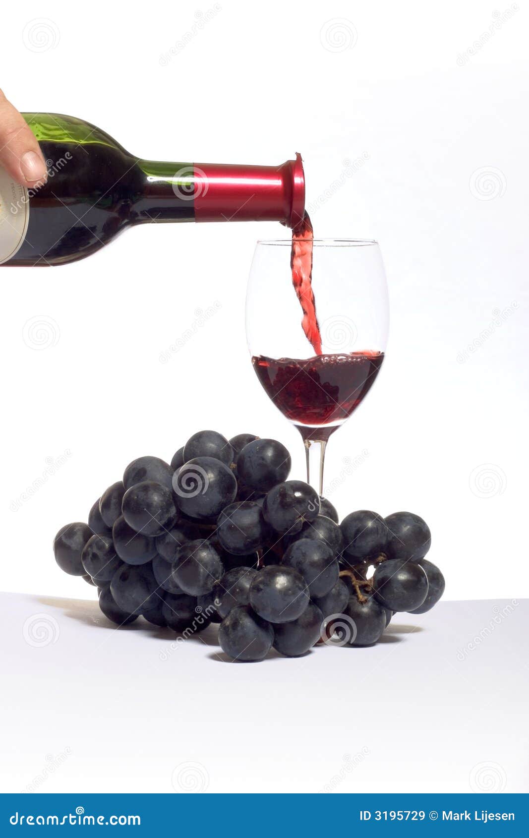 Pouring red wine stock image. Image of beverage, white - 3195729