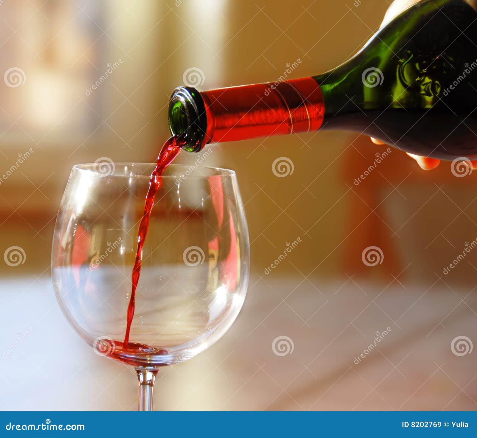 Pouring red wine stock image. Image of beverage, luxury - 8202769