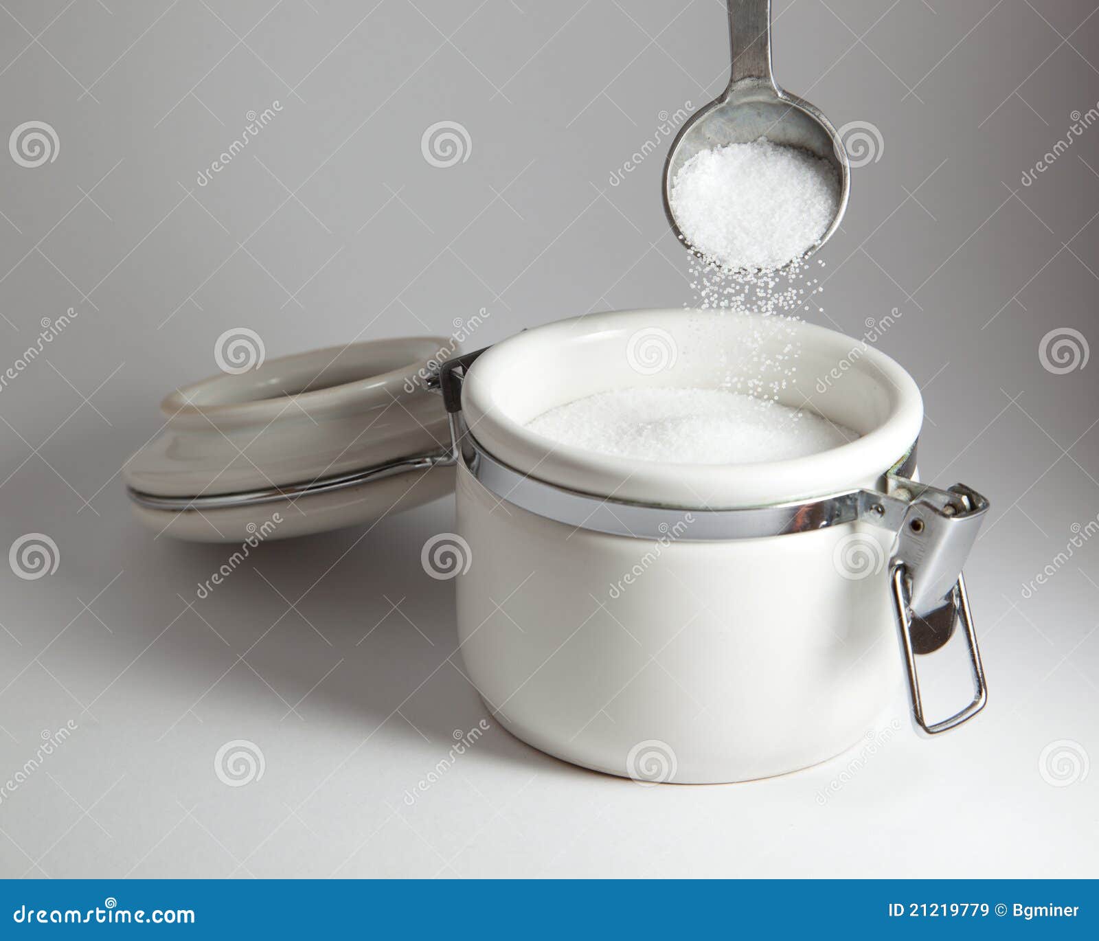 Pouring salt stock image. Image of cook, full, salty - 21219779