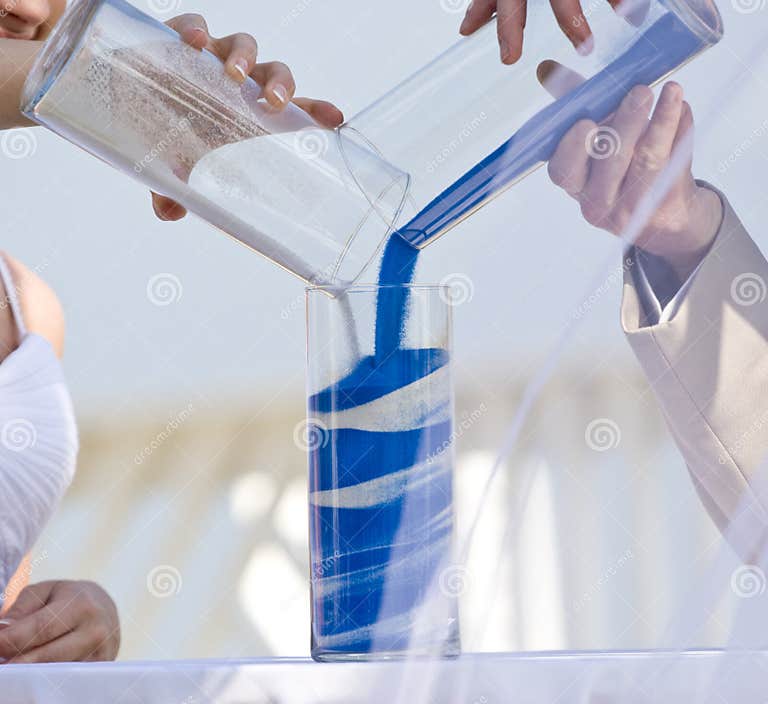 Pouring sand stock image. Image of unity, groom, sand - 7861599