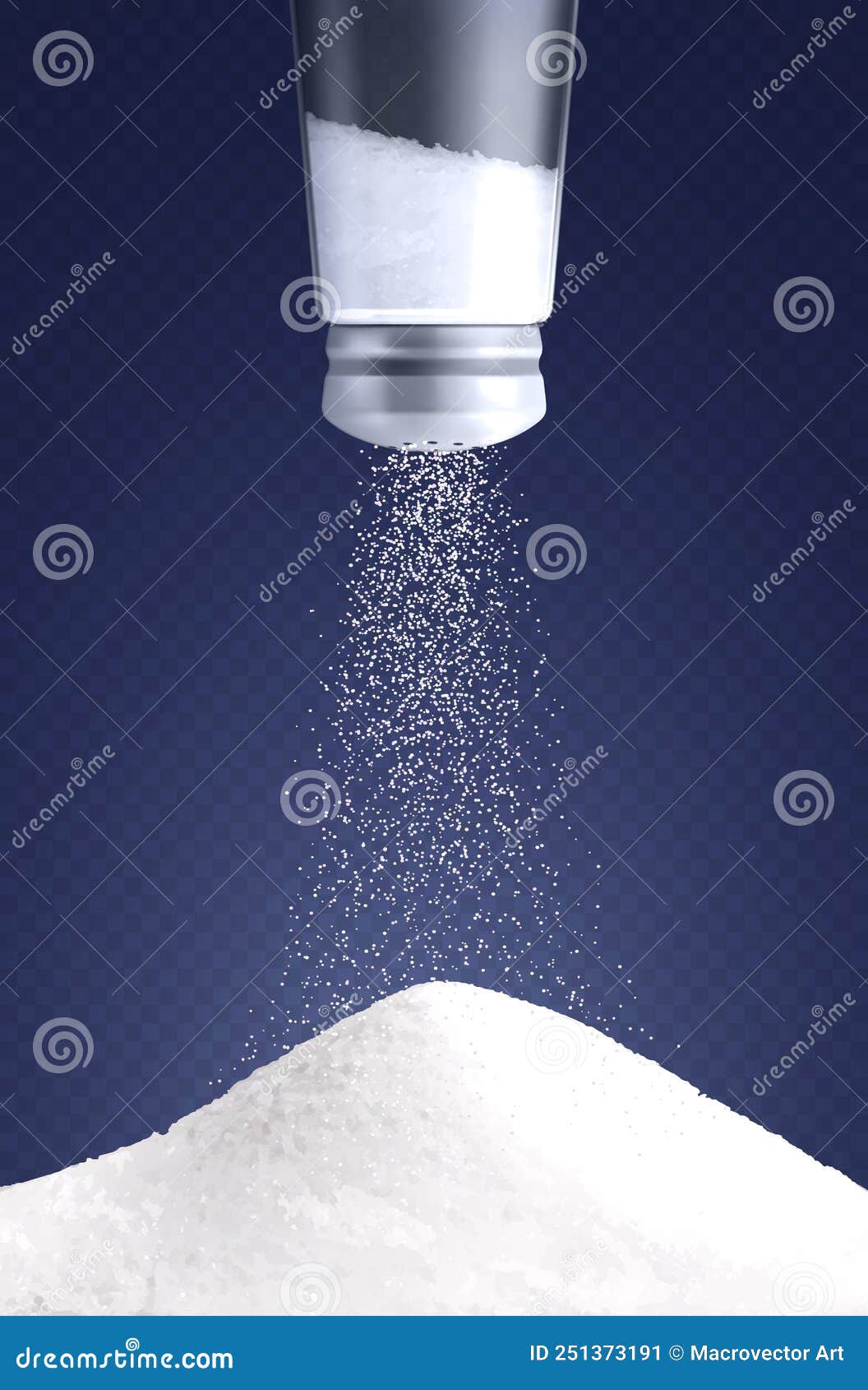 Pouring Sea Salt Composition Stock Vector - Illustration of cooking ...