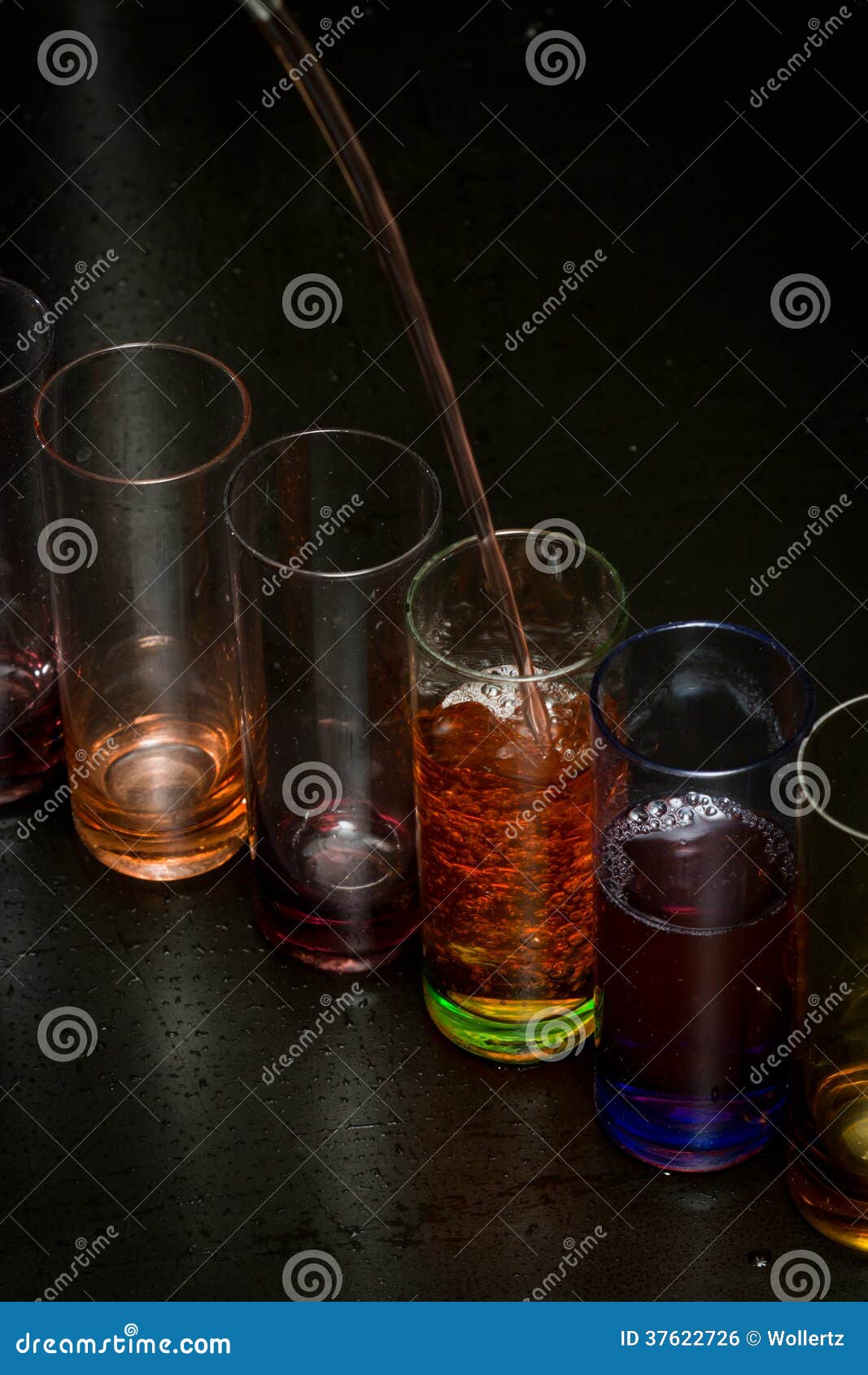 Pouring shots stock photo. Image of dark, liquid, beverage - 37622726
