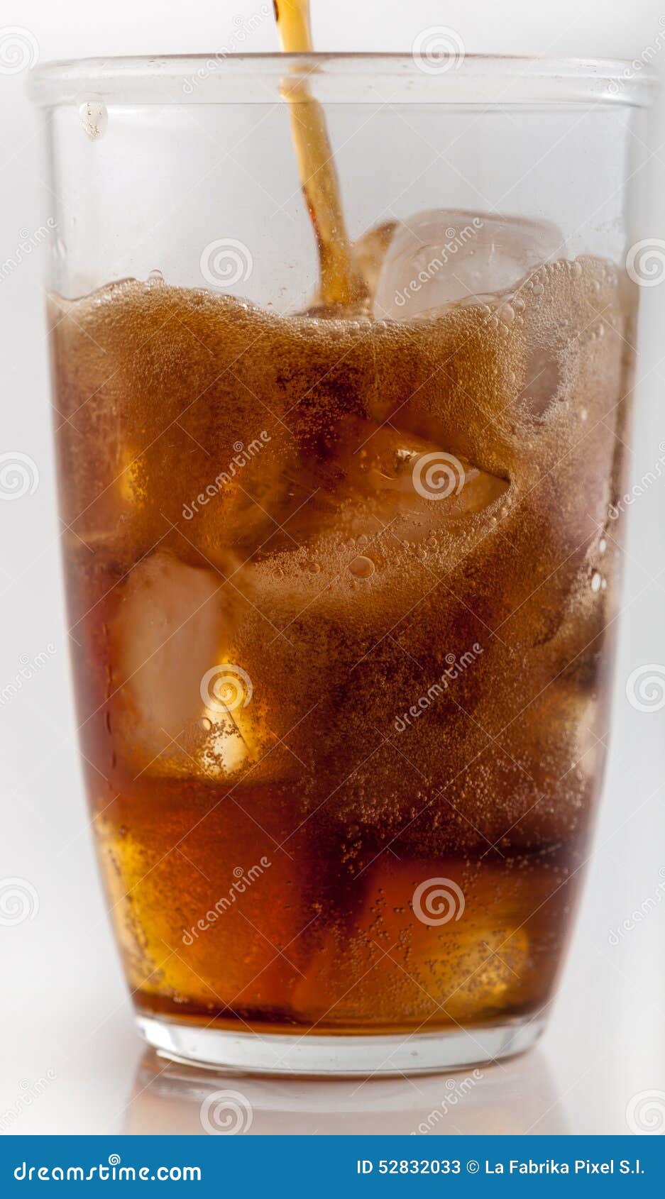 Pouring soda stock image. Image of filling, serving, cube - 52832033