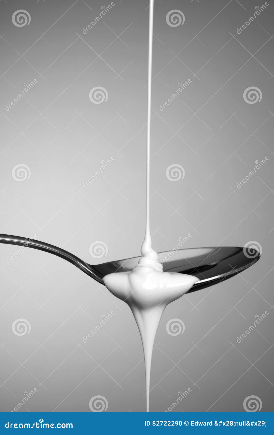 Pouring on Spoon stock photo. Image of desire, drip, mouthwatering ...