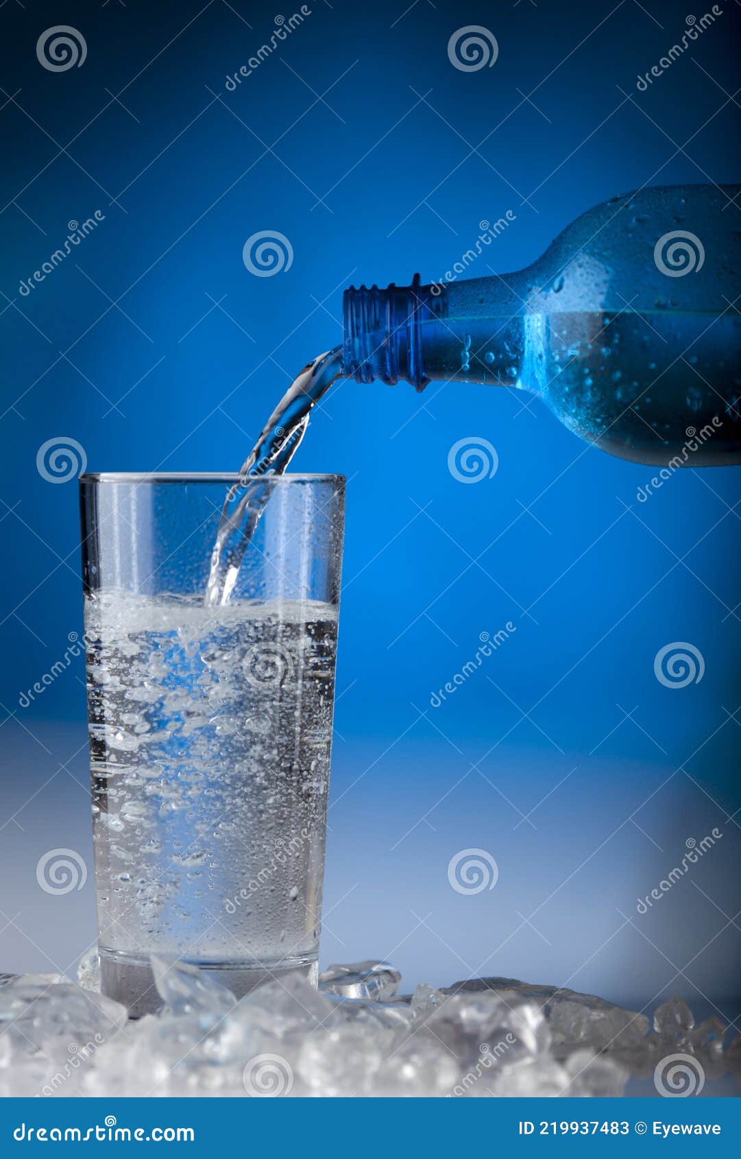 Pouring Table Water into a Glass Stock Image - Image of table ...