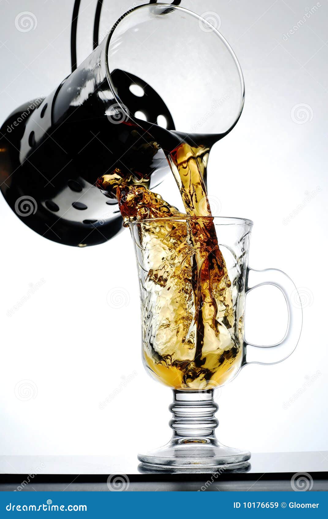 Pouring tea stock image. Image of teacup, relaxation - 10176659