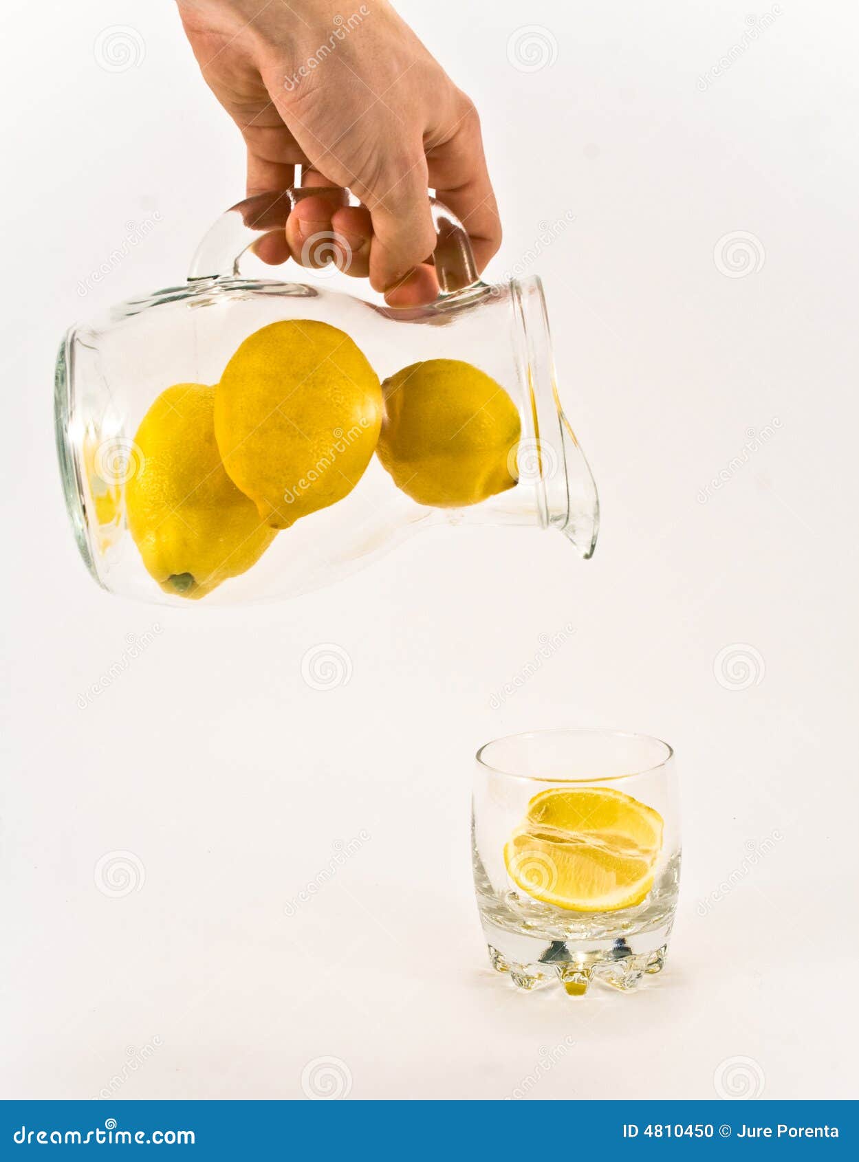Pouring Unsqueezed Lemonade Stock Photo - Image of isolated, yellow ...
