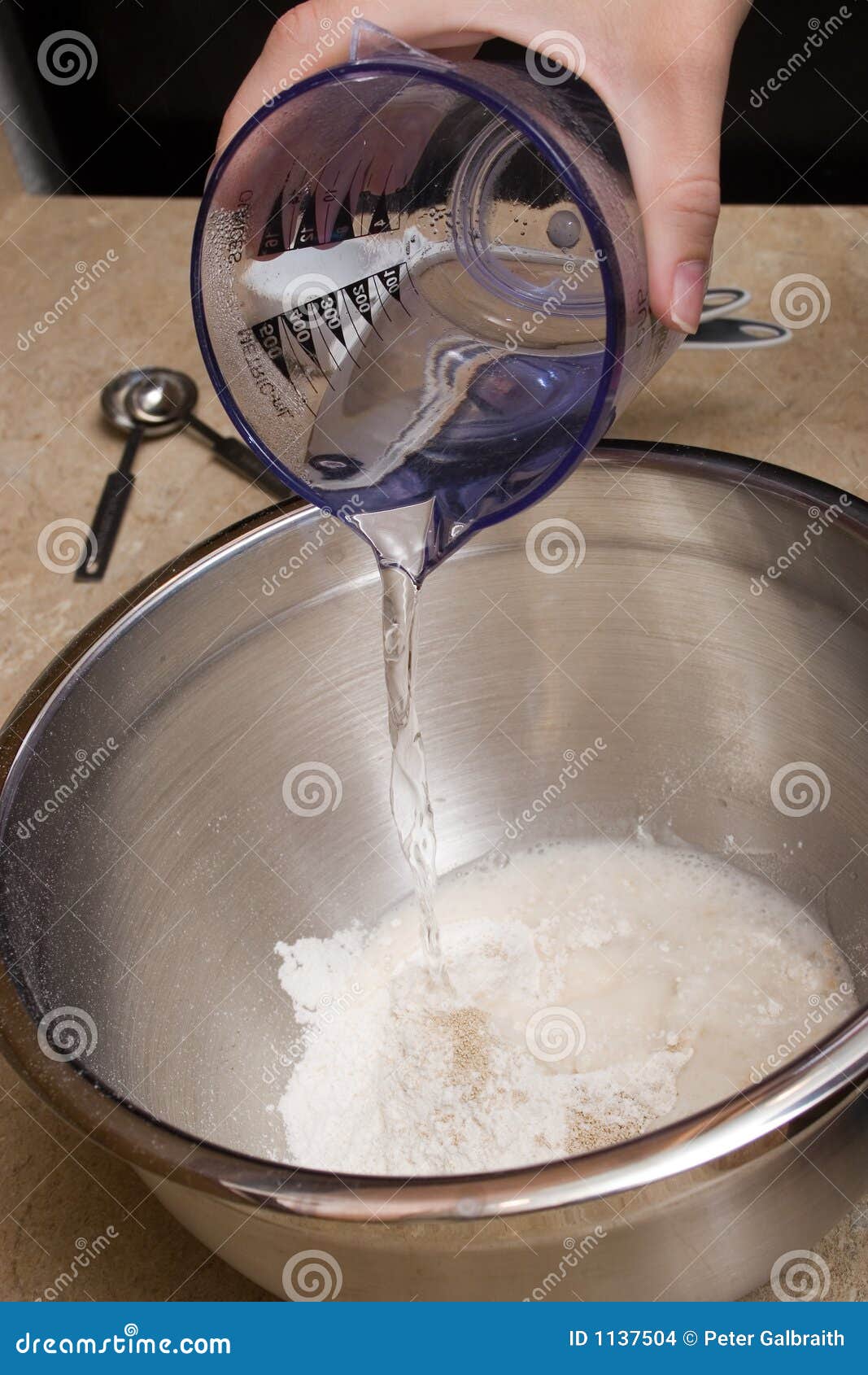Pouring water stock photo. Image of black, water, kitchen - 1137504
