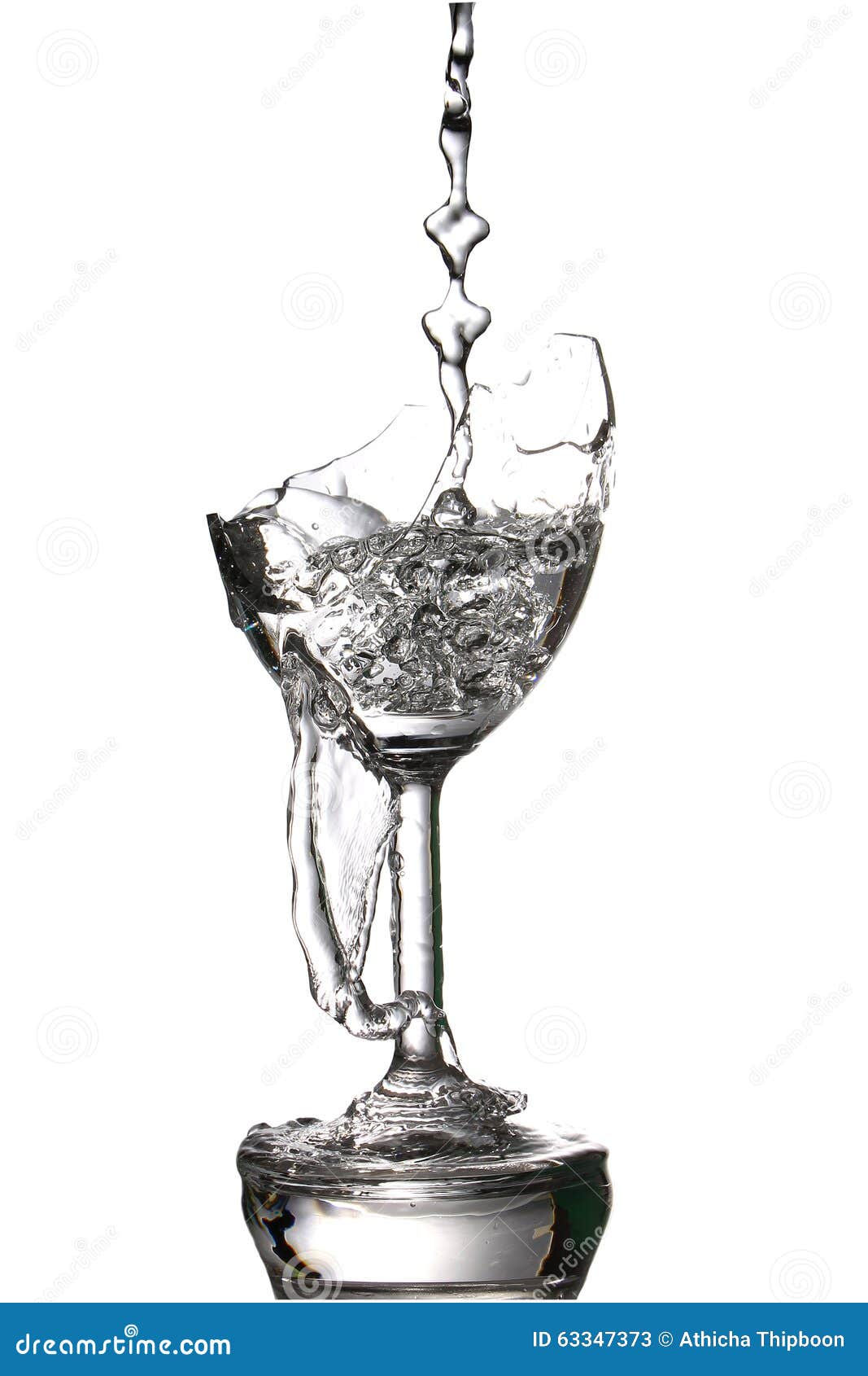 Broken Water Glass
