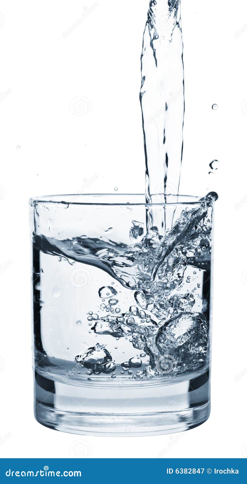 Pouring water into glass stock image. Image of glass, liquid - 6382847