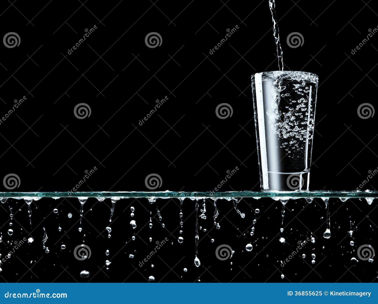 Water Overflowing From Circular Storage Tank Royalty-Free Stock Image ...