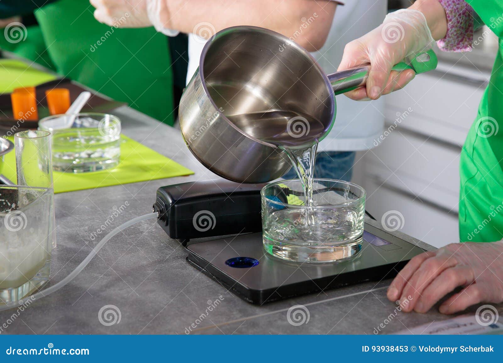 Pouring Water from a Pan into a Glass Stock Image - Image of culinary ...