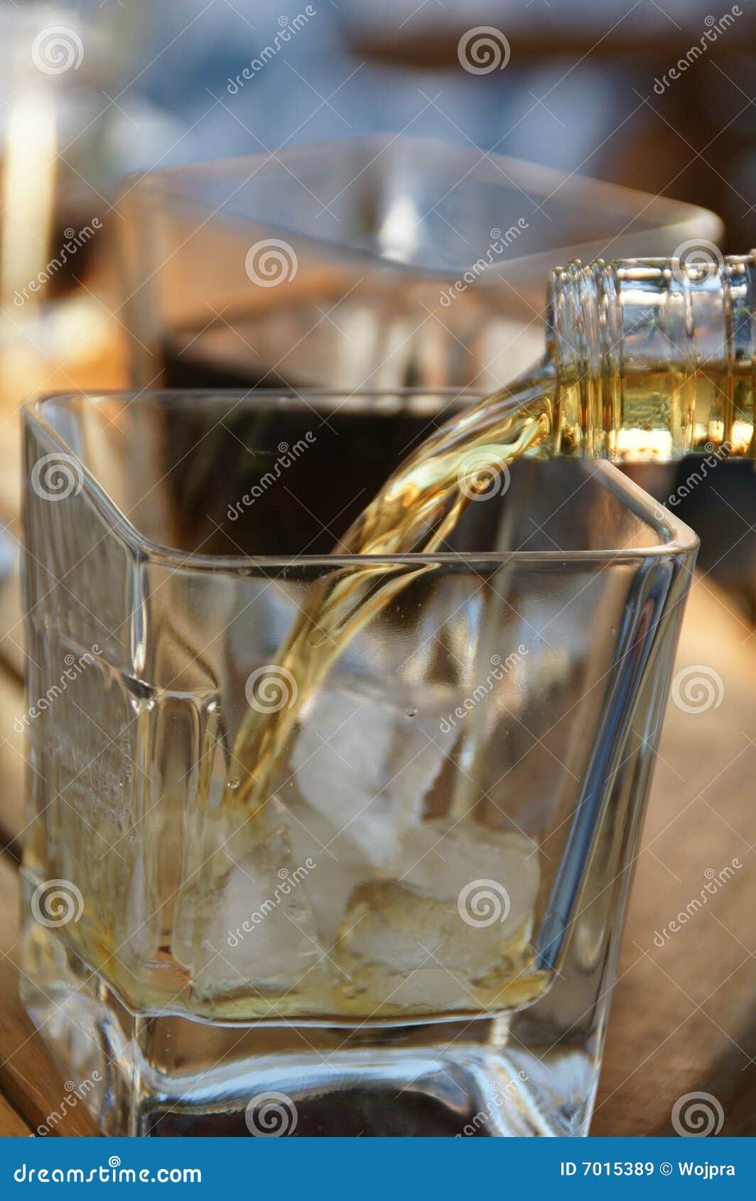 Pouring Whisky in the Glass Stock Image - Image of pouring, thumbler ...