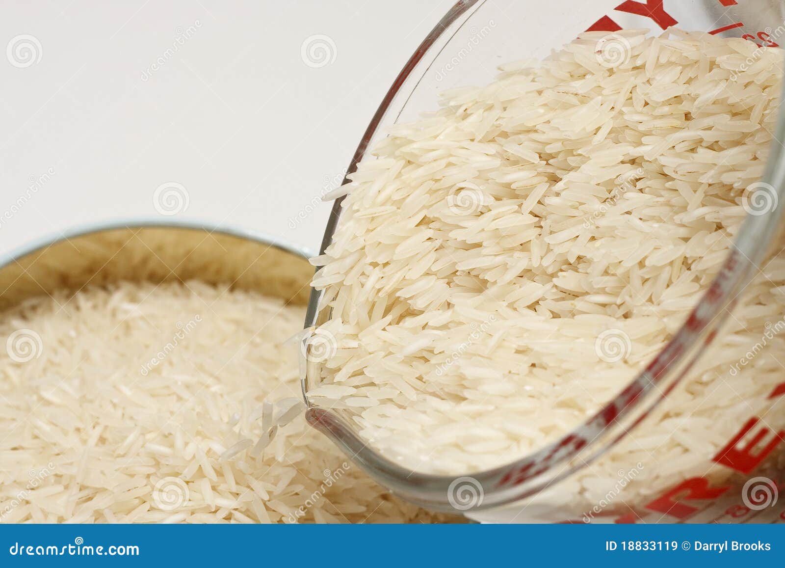Pouring White Rice stock image. Image of grains, pour - 18833119